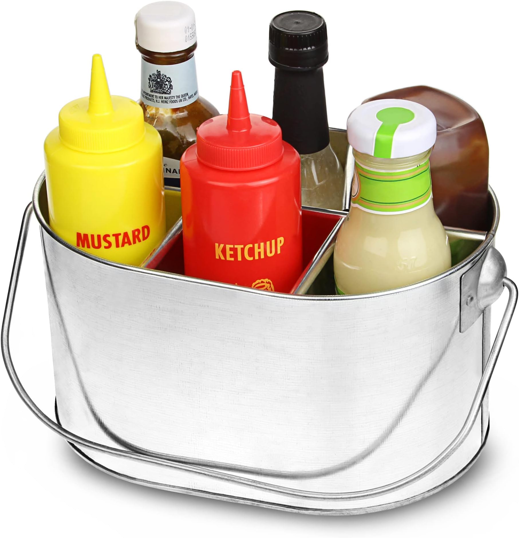 Tablecraft Versa Condiment Rack, Steel, Black, 18.42 x 18.42 x 26.04 cm ...