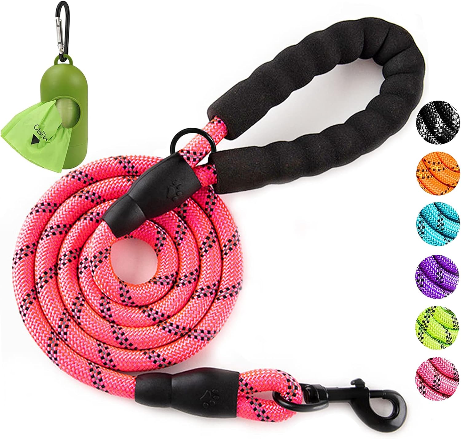 Amazon.com : Magic Diary Dog Leashes 5 FT Heavy Duty Nylon Rope ...