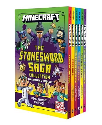 Minecraft Complete 6 Book Stonesword Saga: Official illustrated ...