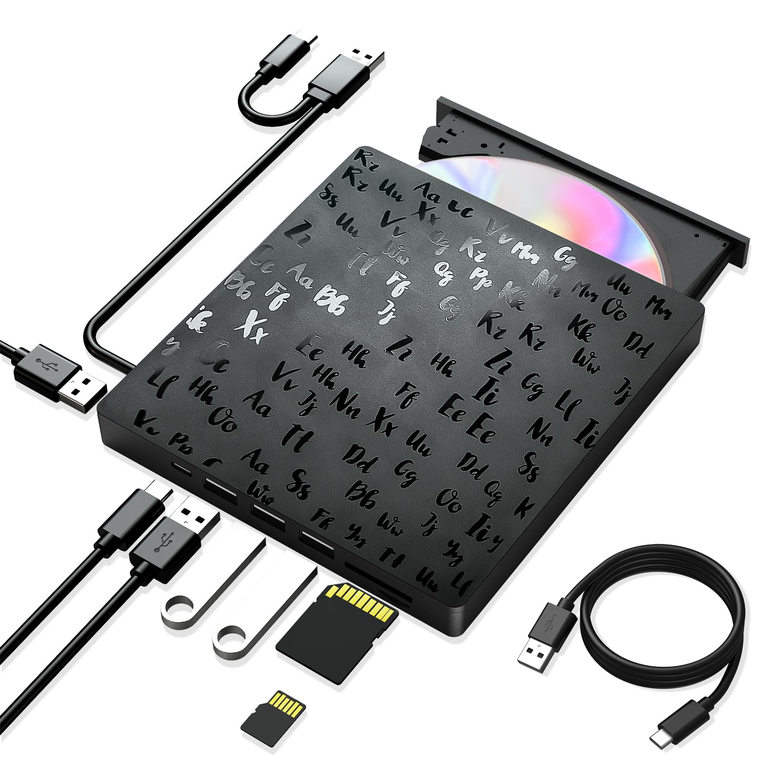 BlueFire External DVD Drive USB 3.0 Portable CD DVD Reader Writer ...