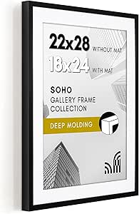 Amazon.com: Americanflat 22x28 Poster Frame with Polished Plexiglass ...