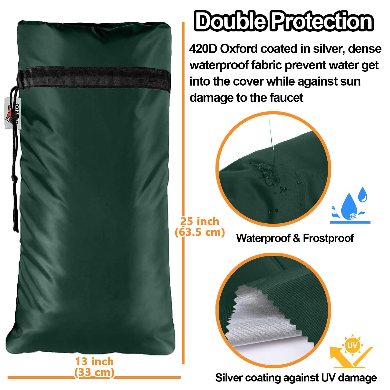 Snapklik.com : XXL Outdoor Faucet Covers For Winter, 3M Thinsulate ...