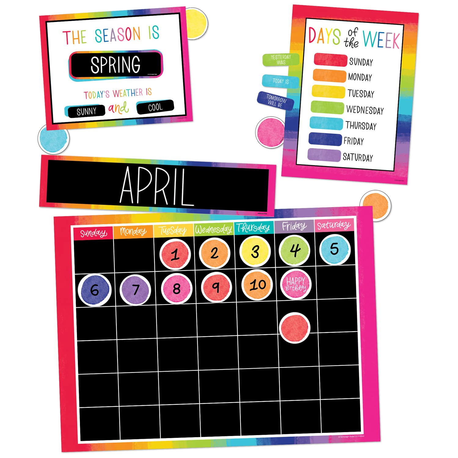 Amazon.com: Schoolgirl Style Light Bulb Moments Calendar Bulletin Board ...