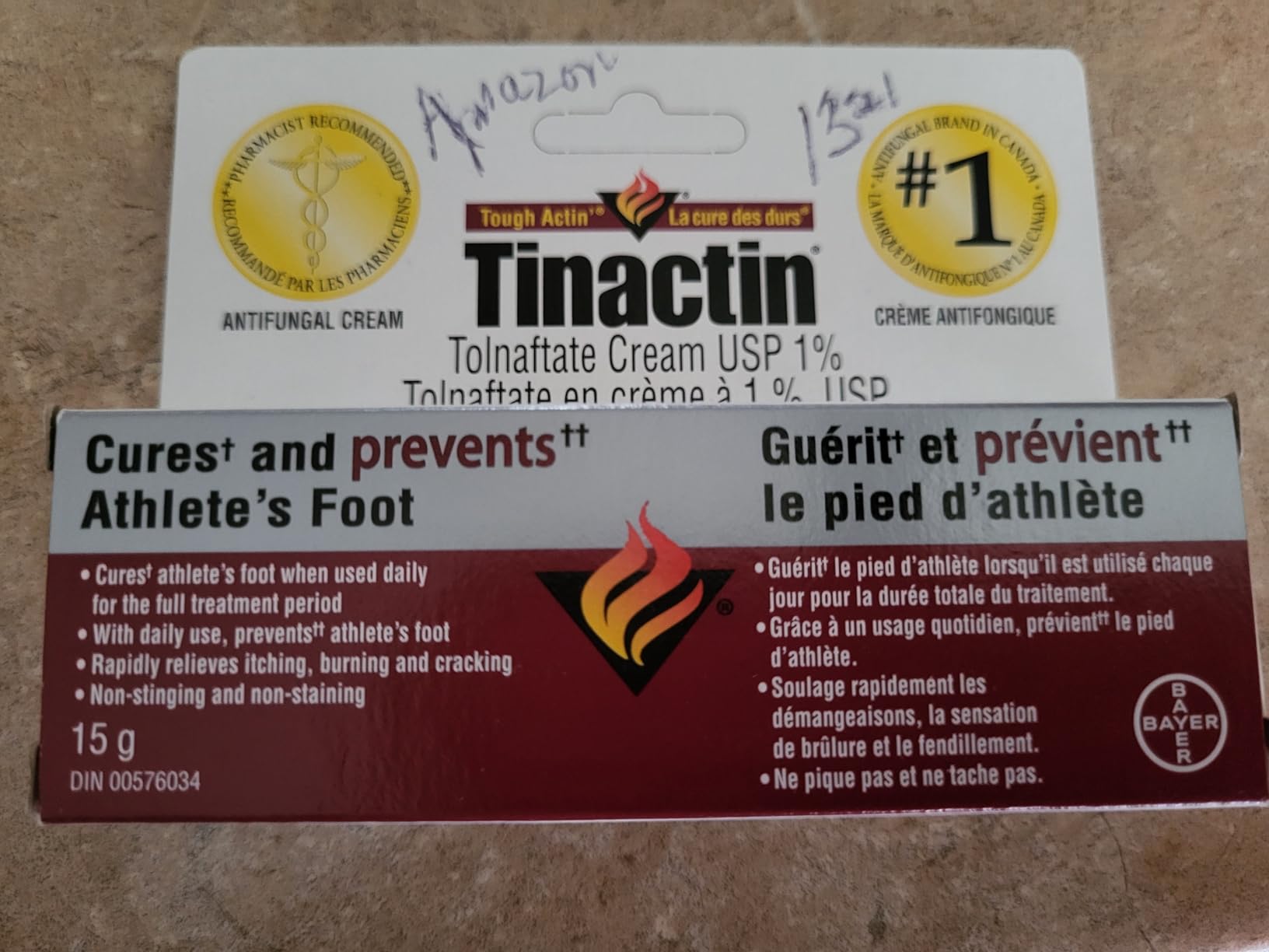 Tinactin Cream, Antifungal treatment, 15 g : Amazon.ca: Health ...