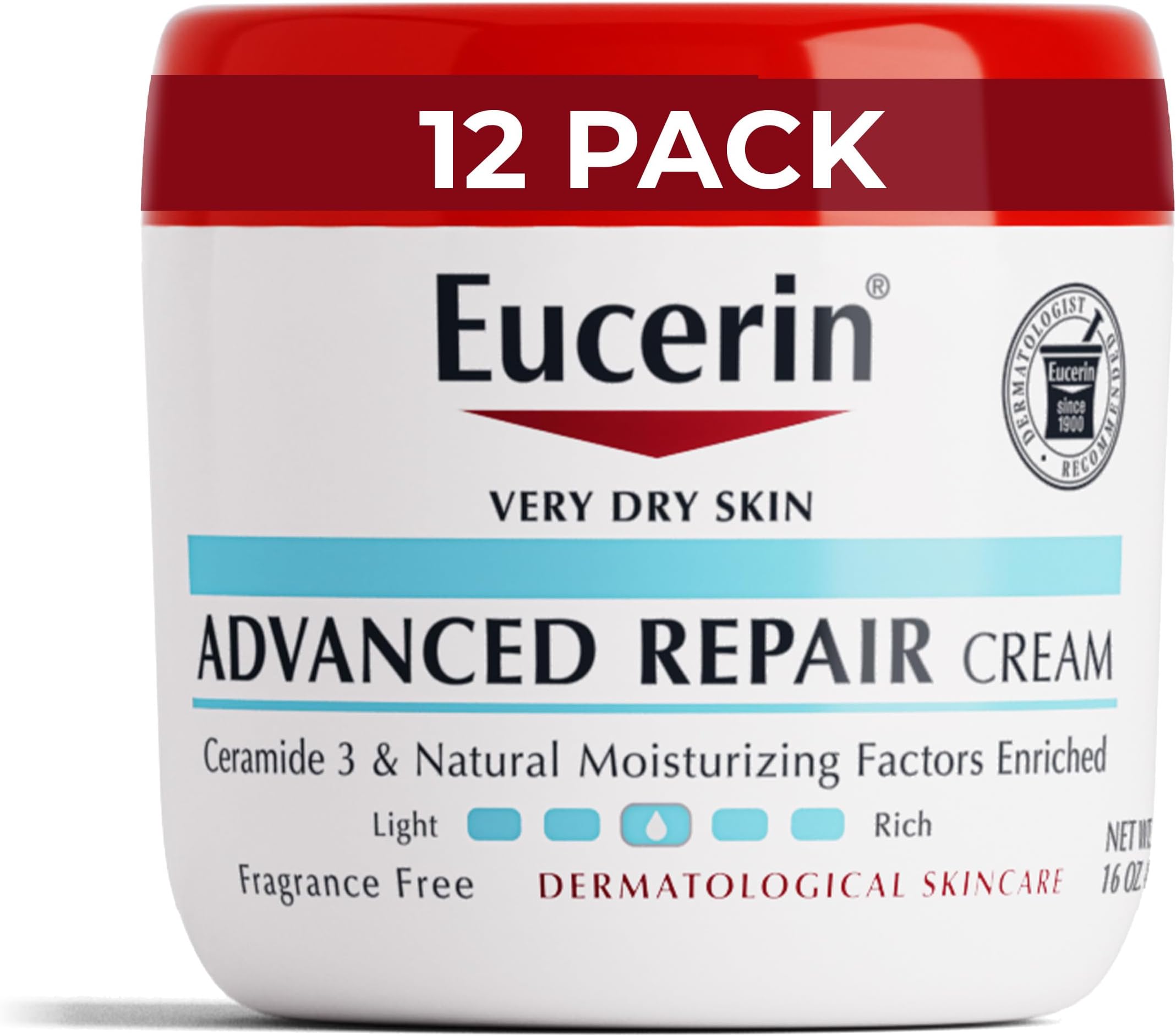 Amazon.com : Eucerin Advanced Repair Body Lotion for Very Dry Skin ...