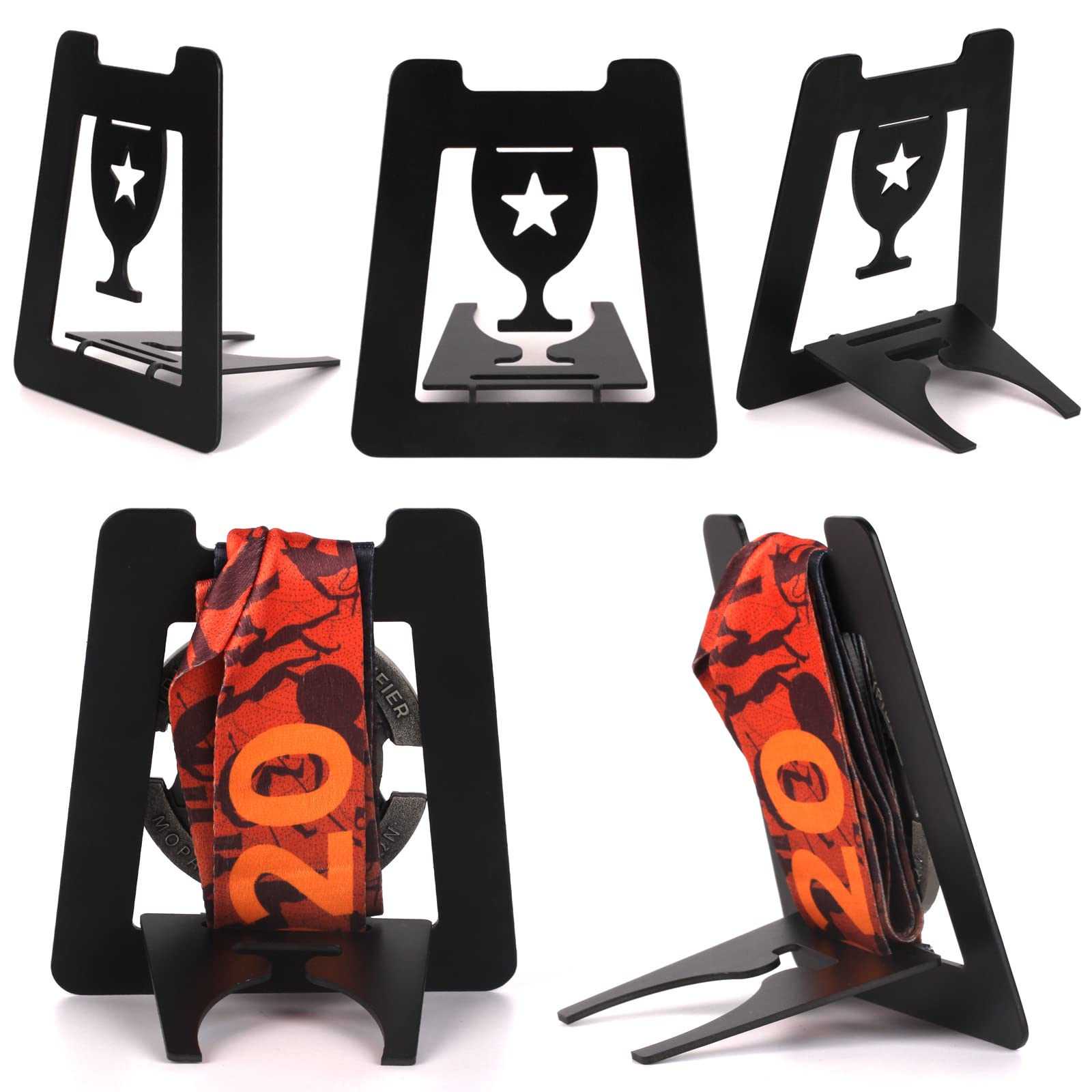 Snapklik.com : Medal Holder Display Rack In Black, Single Medal Hanger ...