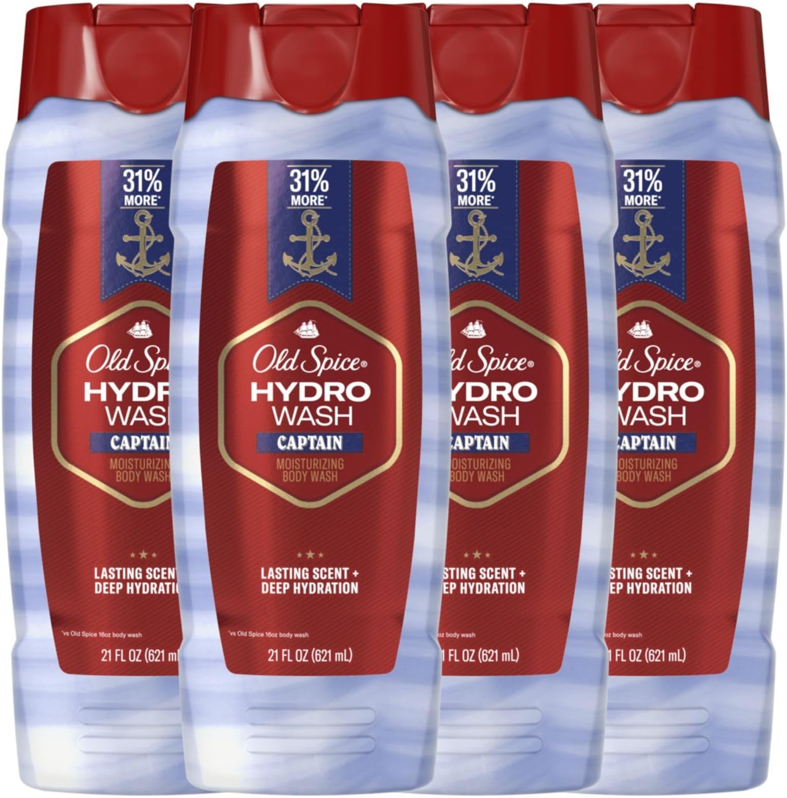 Amazon.com : Old Spice Moisturizing Body Wash for Men, Hydro Wash, 2-in ...