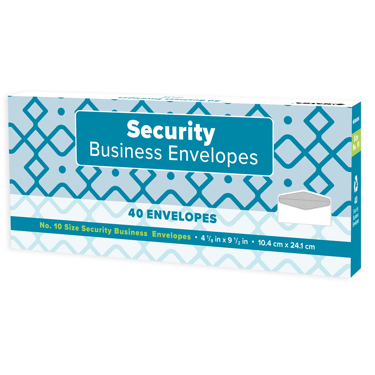 Snapklik.com : KAISA #10 Security Business Envelopes 4-1/8 X 9-1/2 ...