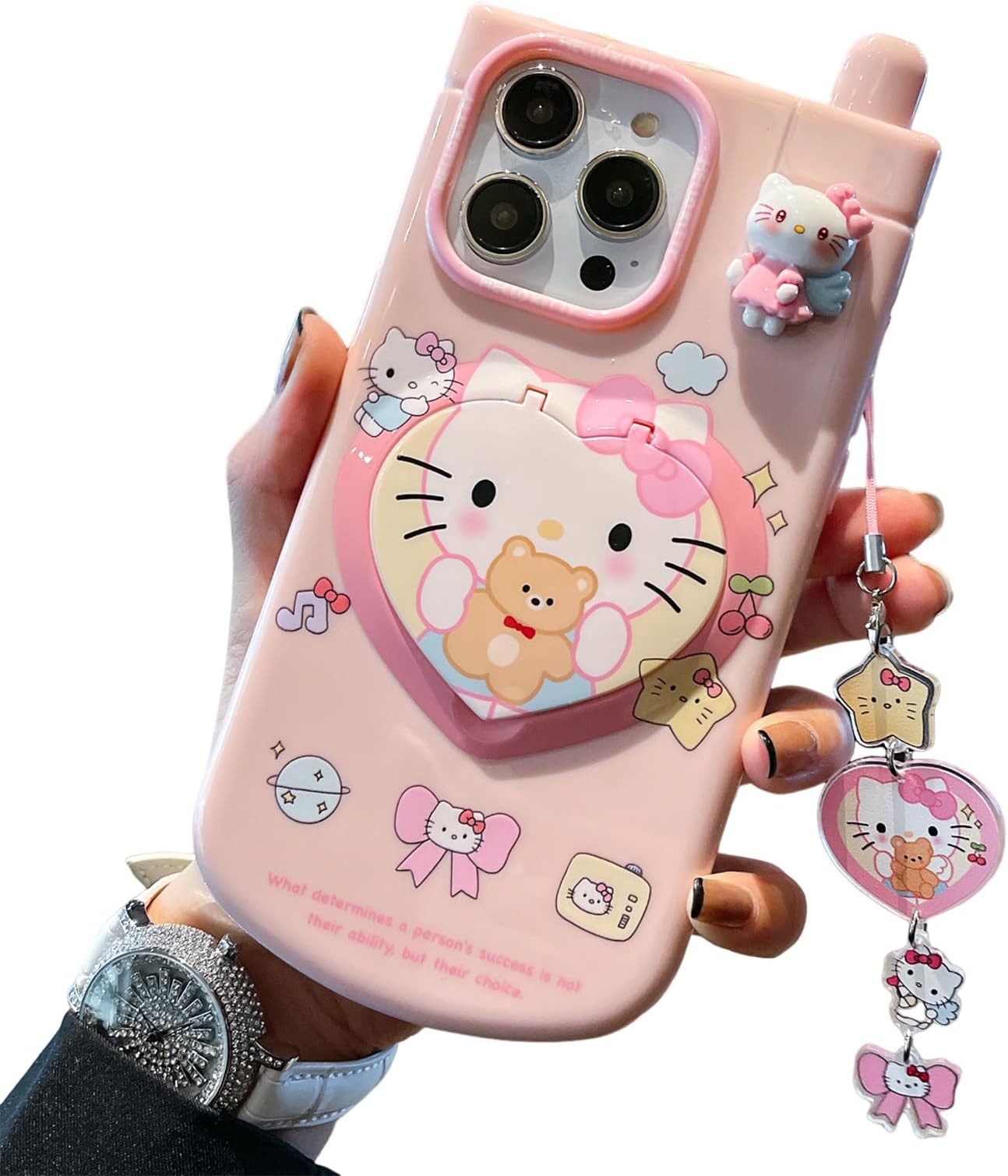Amazon.com: CYAVIS Kawaii Clear Phone Case for iPhone 15 PRO Cute ...
