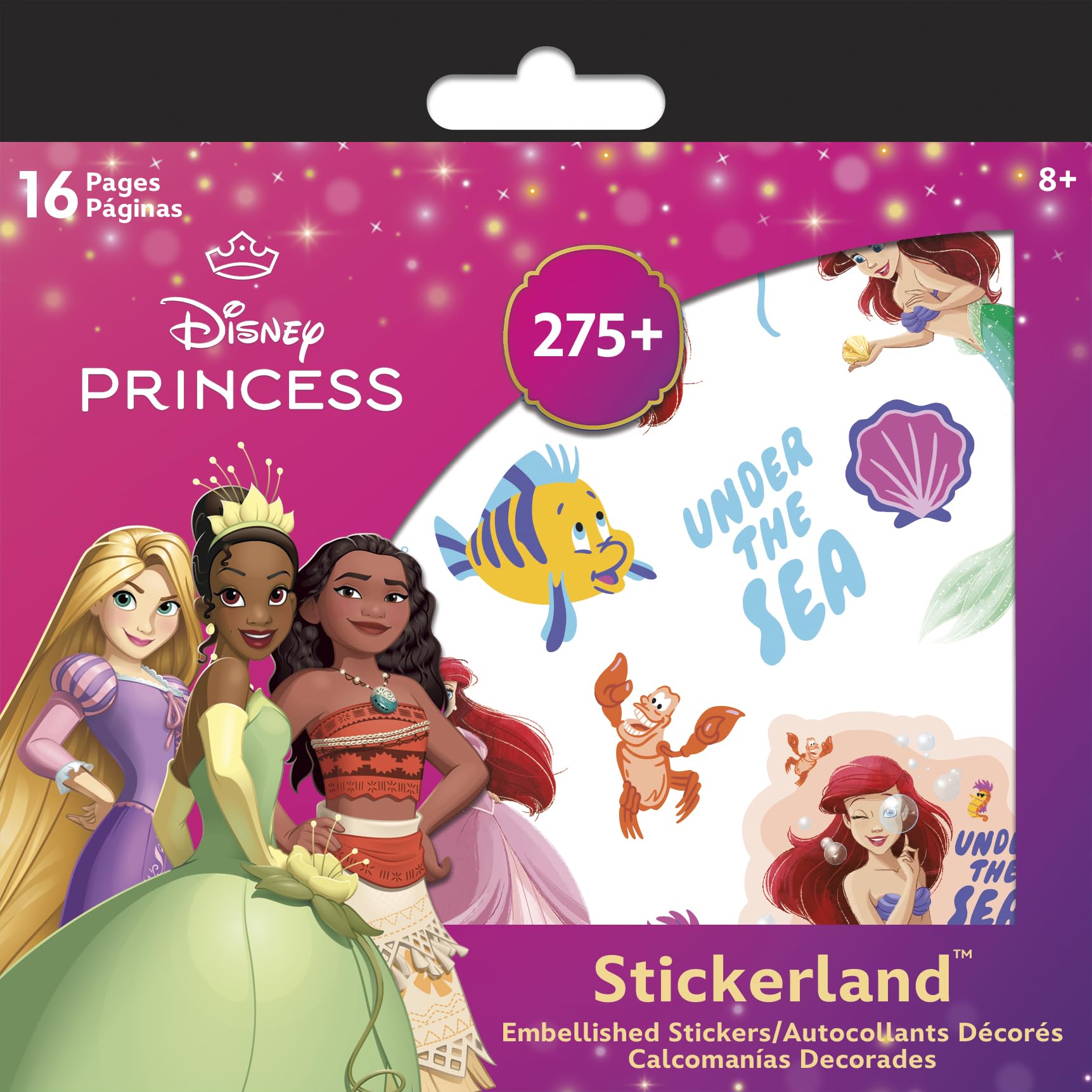 Amazon.com: Disney - Princess Stickerland Multi-Substrate Sticker Pad ...