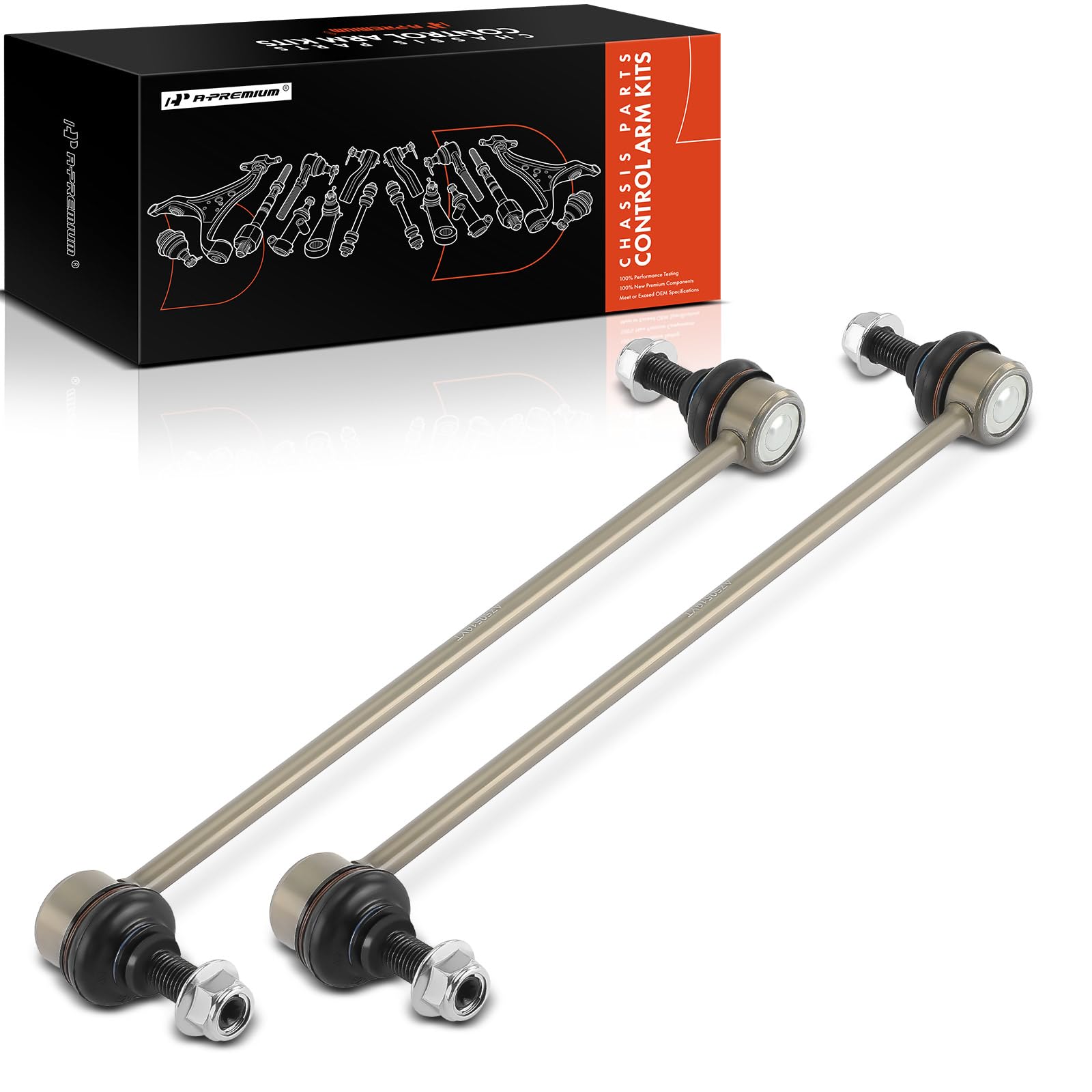 A-Premium 2x Front Sway Bar Links Stabilizer Bar Links, Compatible with ...