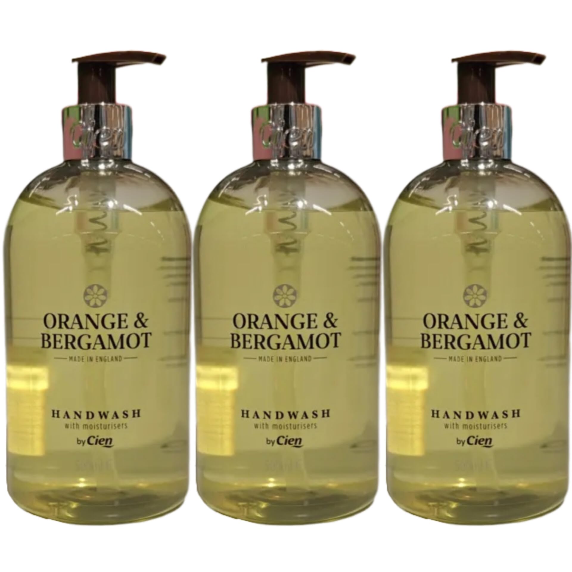 CIEN | Orange & Bergamot Hand Wash Triplet Set | 500mL : Amazon.co.uk ...