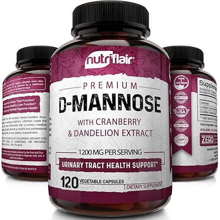 Amazon.com: Checkable Medical D-Mannose UTI Supplements - Bladder ...