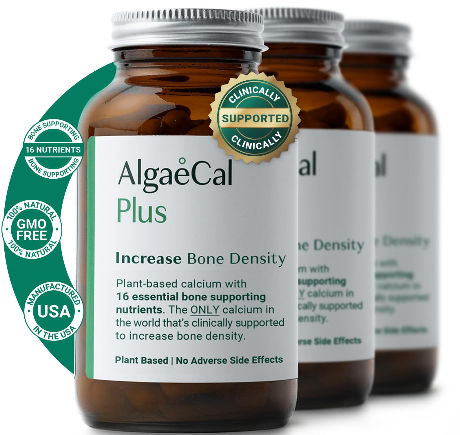 Amazon.com: ALGAECAL Plus - Organic Red Algae Calcium Supplement ...