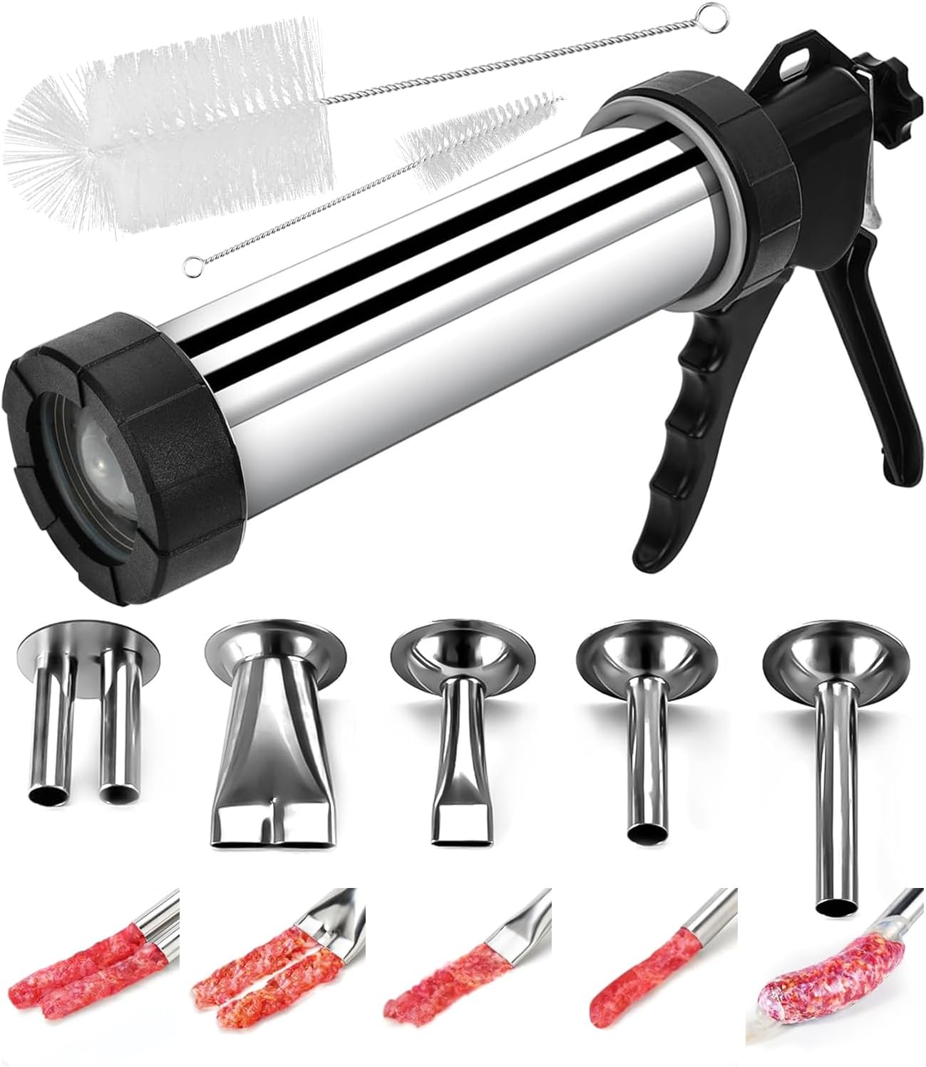 Amazon.com: Jerky Gun for Ground Meat, Jerky Making Kit, Beef Jerky Gun ...