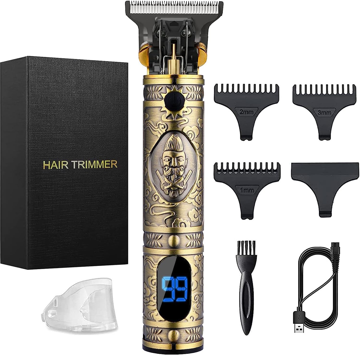 Seckton Hair Clippers for Men, Professional Trimmer Zero Gapped T-Blade ...