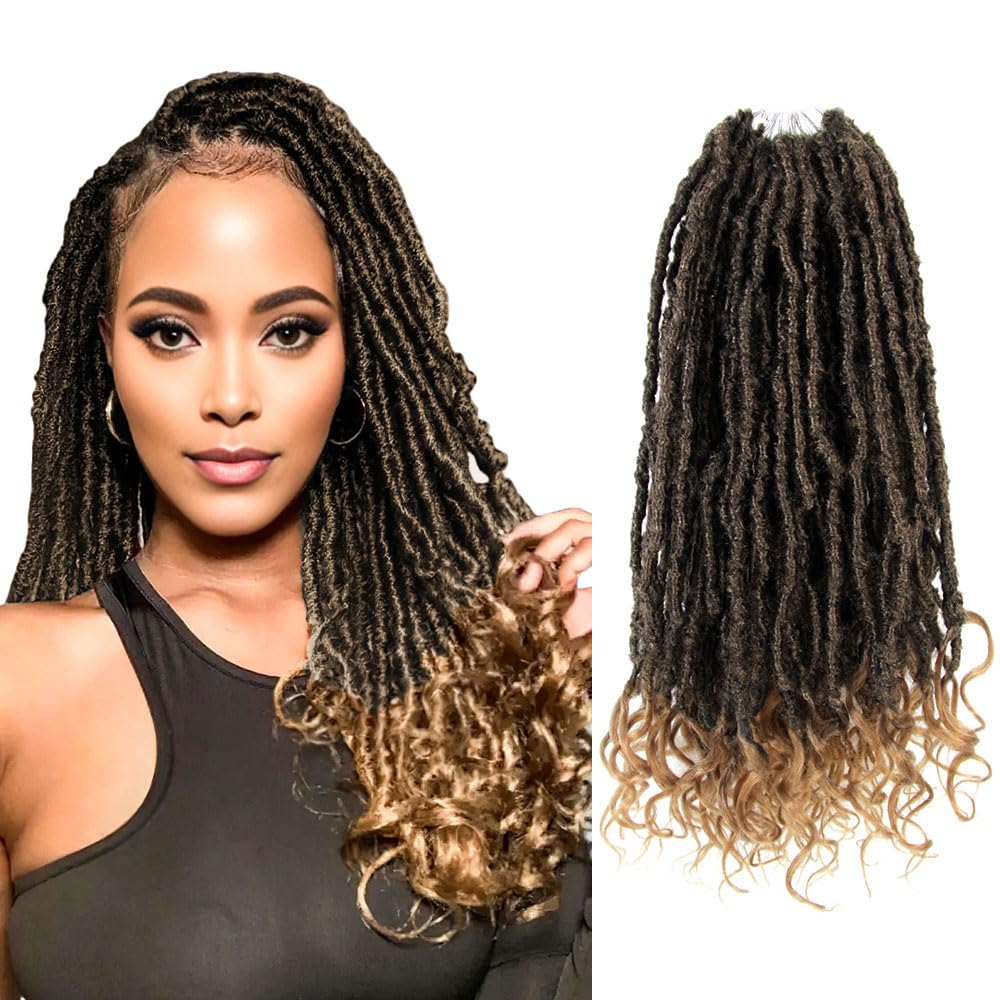 Amazon.com : Niseyo Wild Locs 14 Inch Distressed New Faux Locs with ...