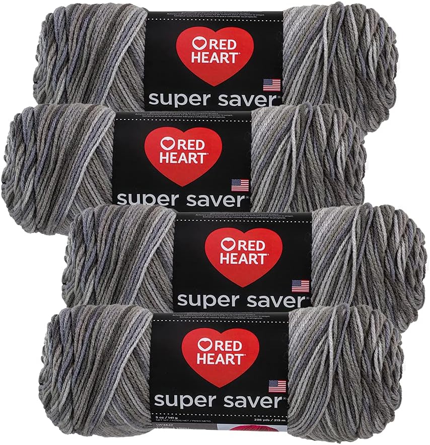 Amazon.com: Bulk Buy: Red Heart Super Saver (2-Pack) (Medium Thyme, 7 ...