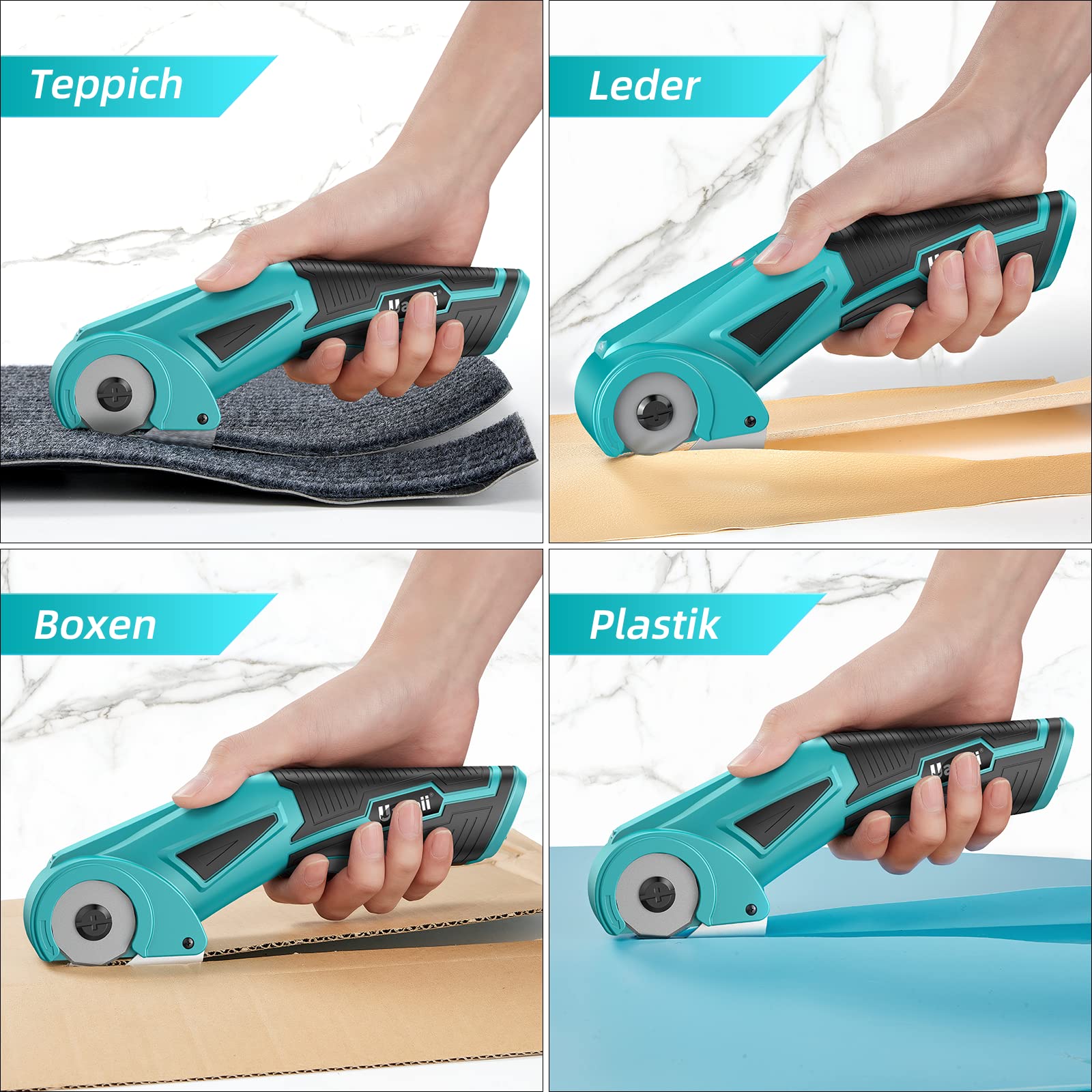 Snapklik.com : Cordless Electric Scissors Rotary Cutter,Electric ...