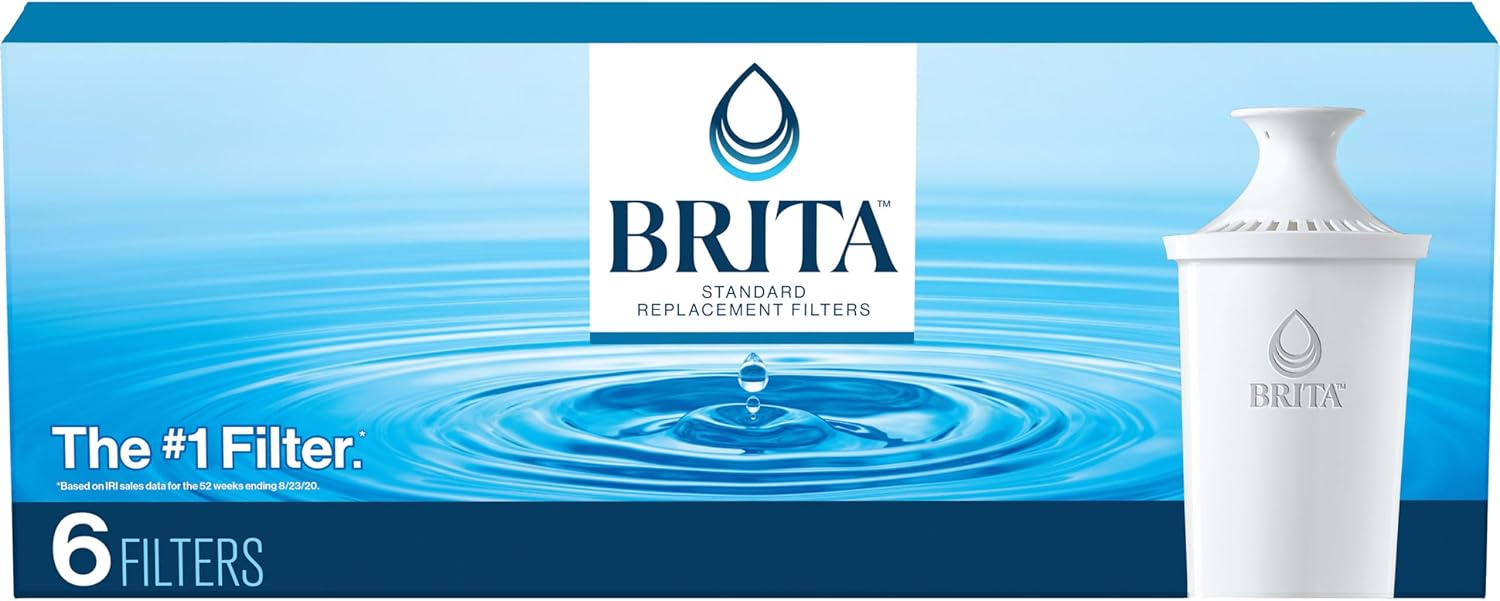 Amazon.com: Brita Standard Water Filter, BPA-Free, Replaces 1,800 ...