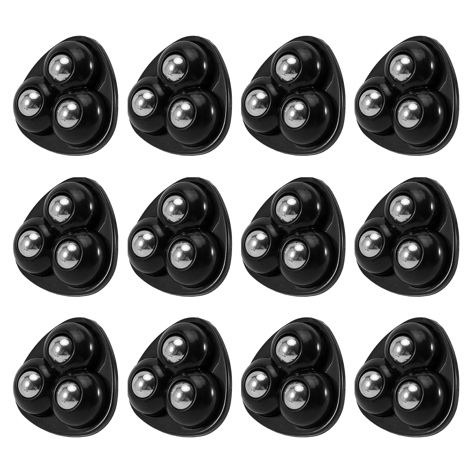 Amazon.com: 12 PCS Mini Self Adhesive Caster Wheels, Paste Stainless ...