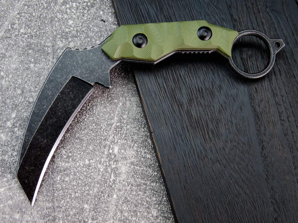 Snapklik.com : Ccanku C1693 Fixed Blade Knives D2 Blade Steel & G10 ...