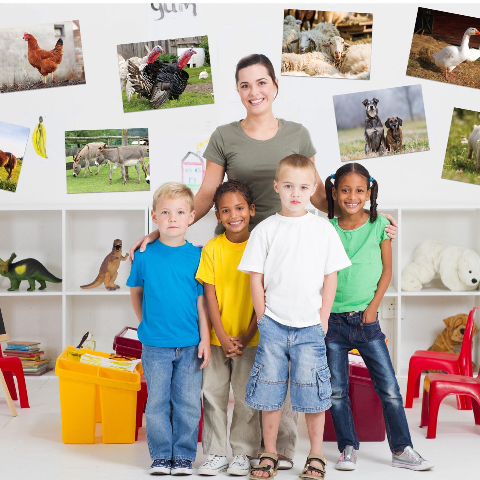 Snapklik.com : Motiskyy 12 Pcs Diversity Posters Preschool Learning ...