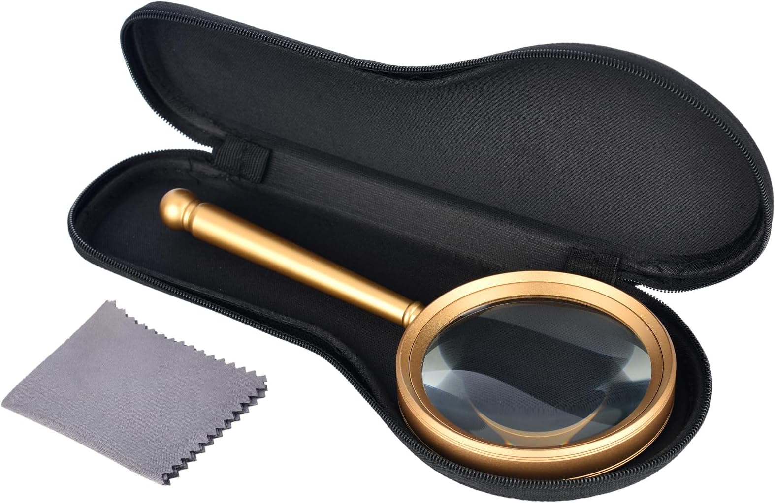 Amazon.com: Deconoor 10X Handheld Magnifying Glass Lens, Antique Brass ...