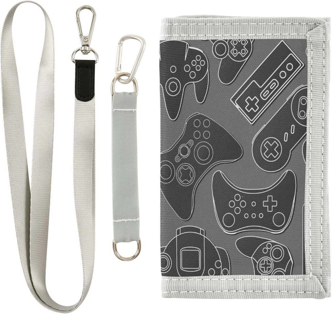 Amazon.com: Krafig Kids Wallets for Boys Girls, Video Game Controller ...