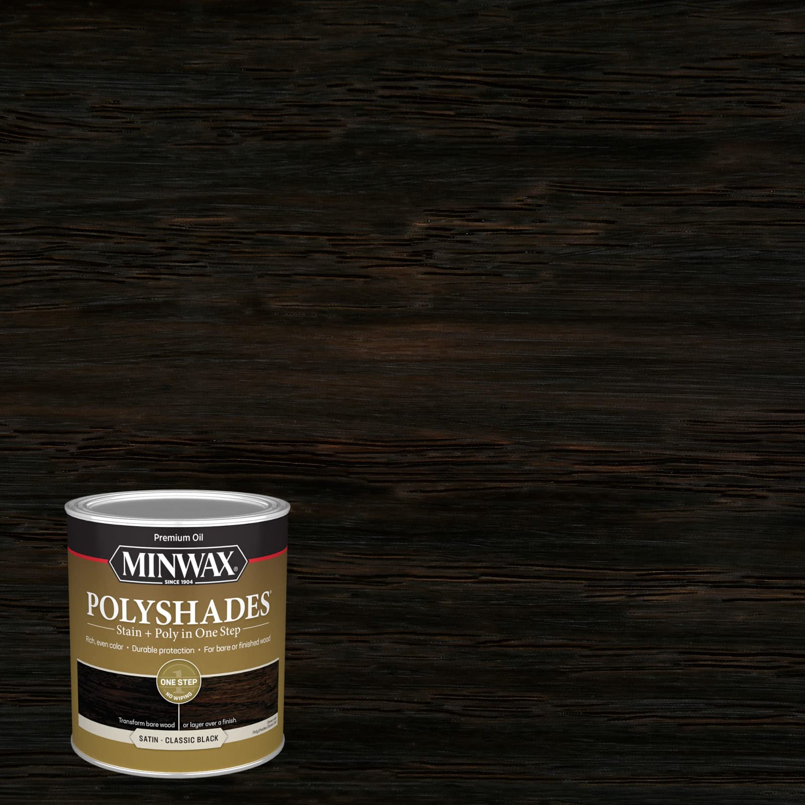 Snapklik.com : Minwax PolyShades Wood Stain + Polyurethane Finish Quart