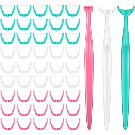 3 Pieces Reusable Dental Floss Handle with 300 Pieces Dental Floss ...