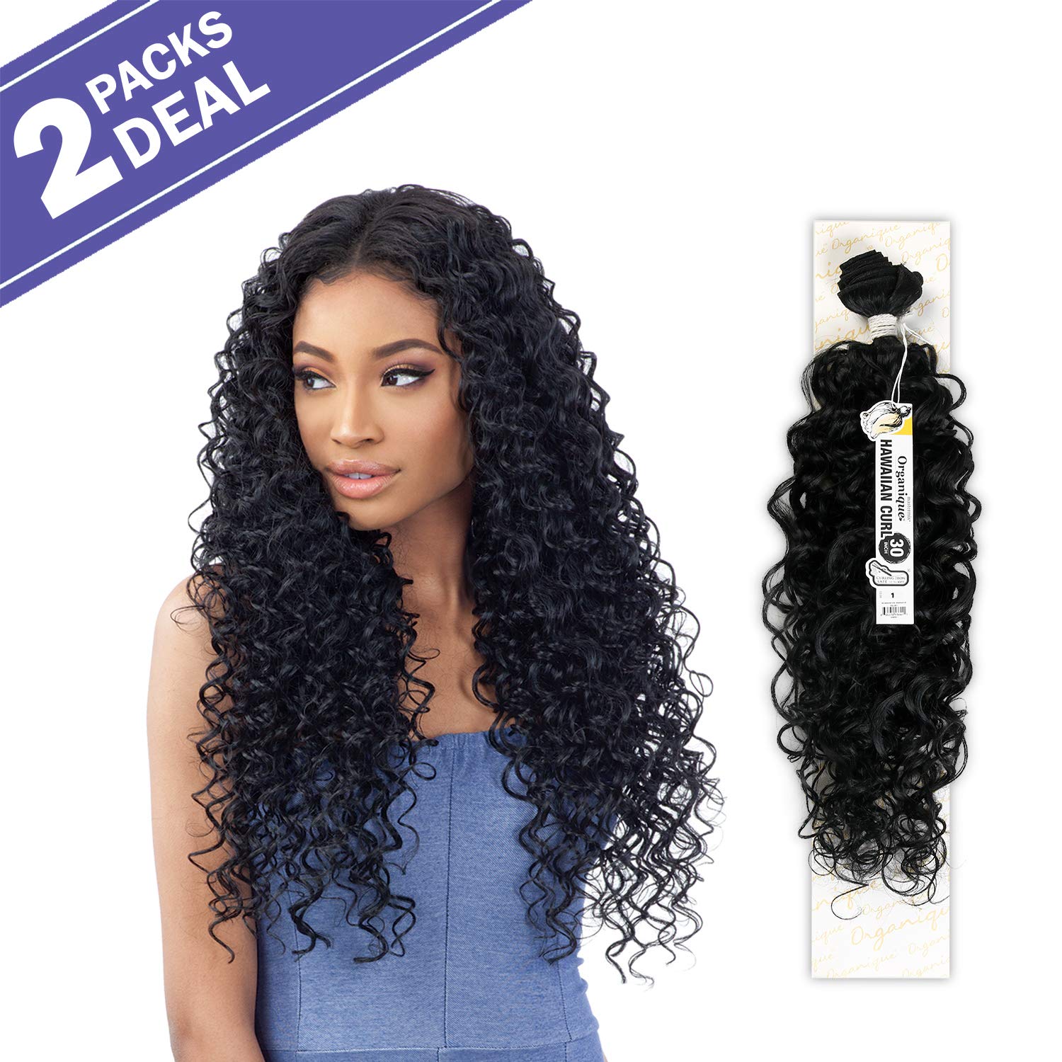 Snapklik.com : Milky Way Weave Organique Hawaiian Curl 30"