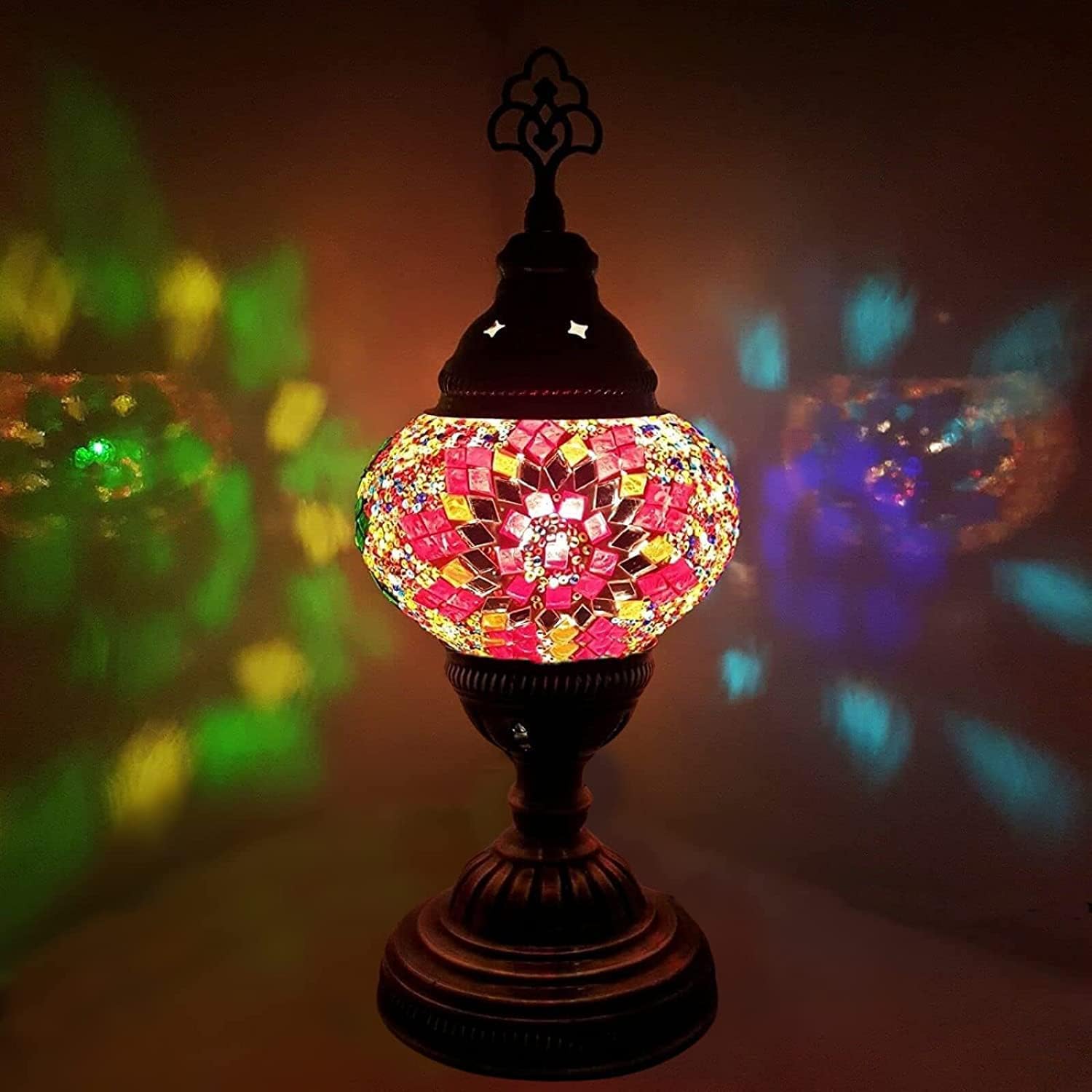 Handmade Turkish Moroccan Arabian Eastern Bohemian Tiffany Style Glass ...