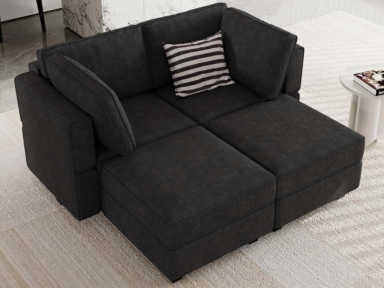 Amazon.com: Bellfin Modular Sectional Sleeper Sofa Convertible Sofas ...