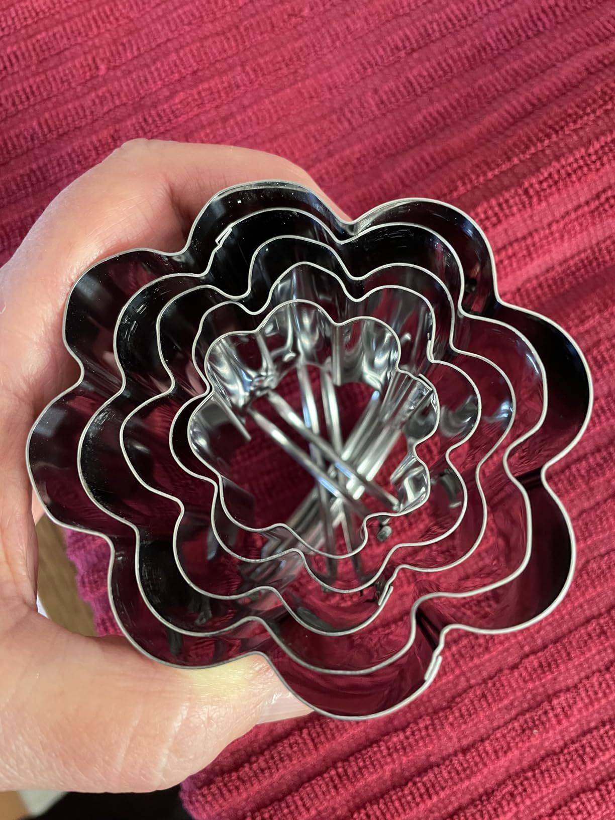 Amazon.com: HUINF Flower Cookie Cutter Set, Stainless Steel 5 Pieces ...