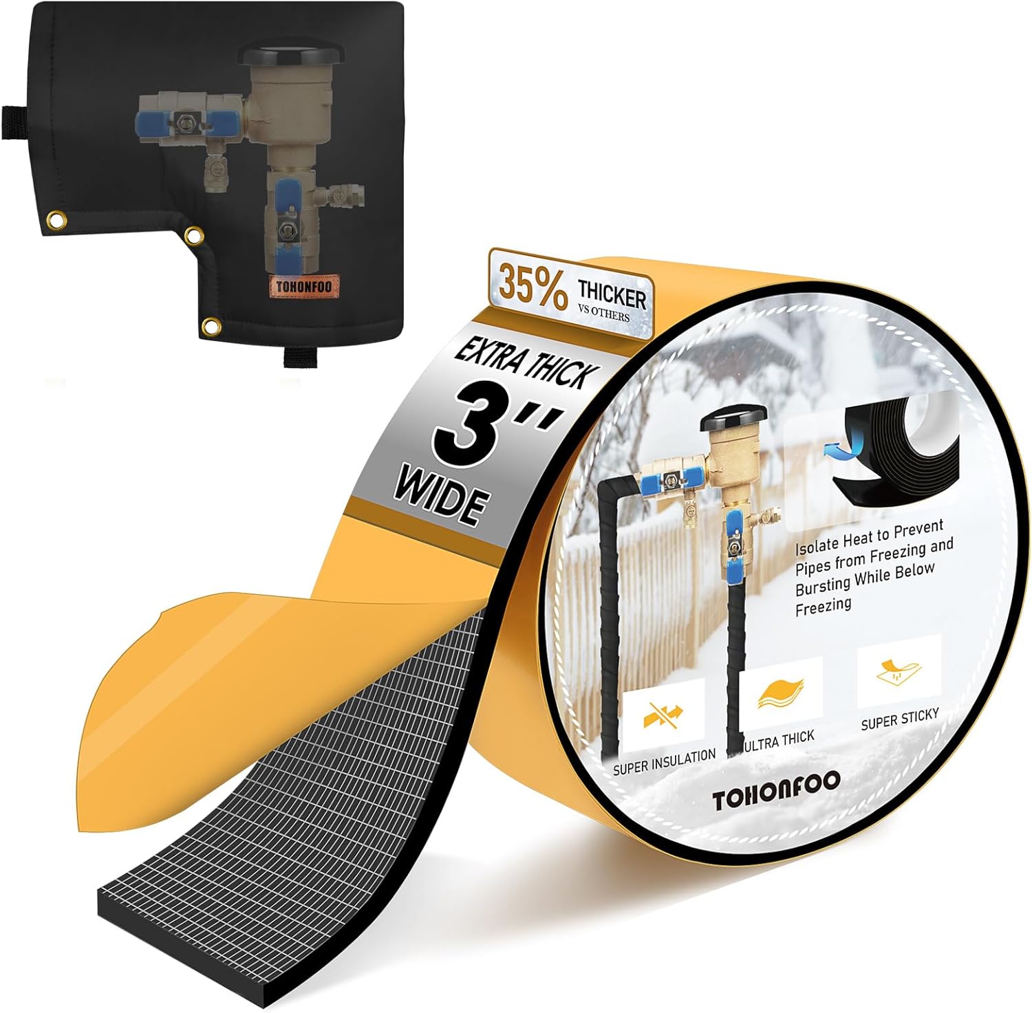 Backflow Preventer Cover Insulated Pouch (5°F) - Pressure Vacuum ...