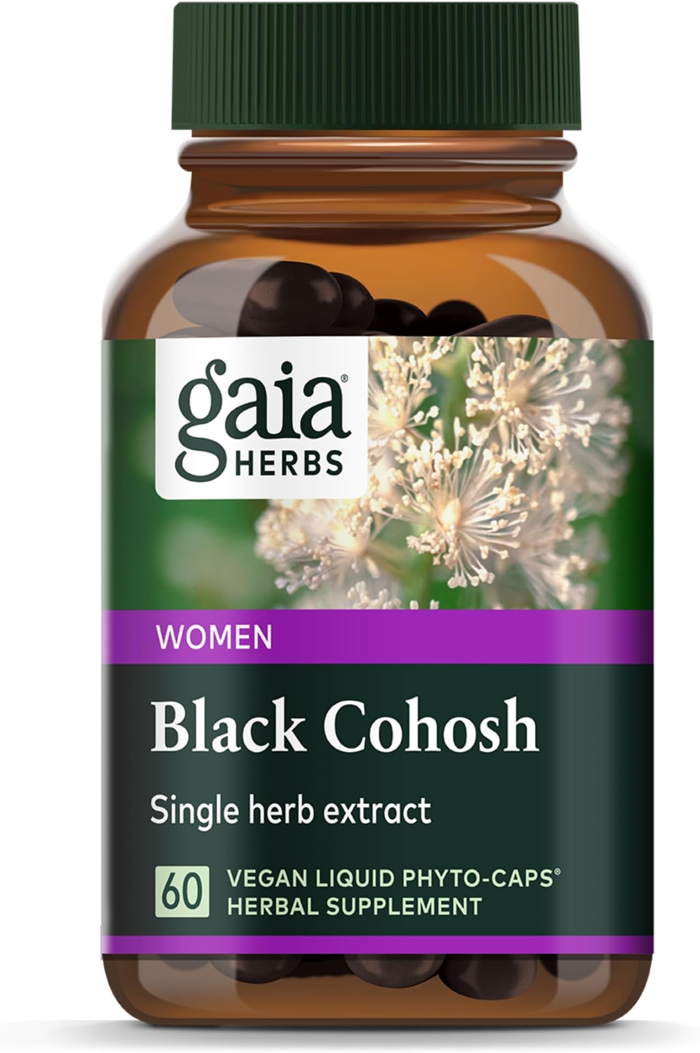 Amazon.com: Gaia Herbs Black Cohosh - Menopause Support Supplement to ...