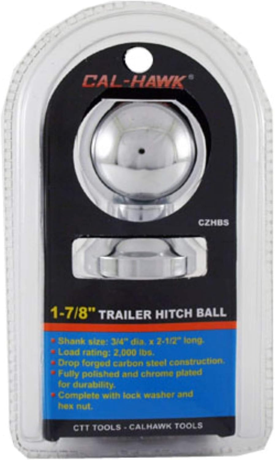 Amazon.com: Cal Hawk Tools CZHBS Hitch Ball with Bolt : Automotive