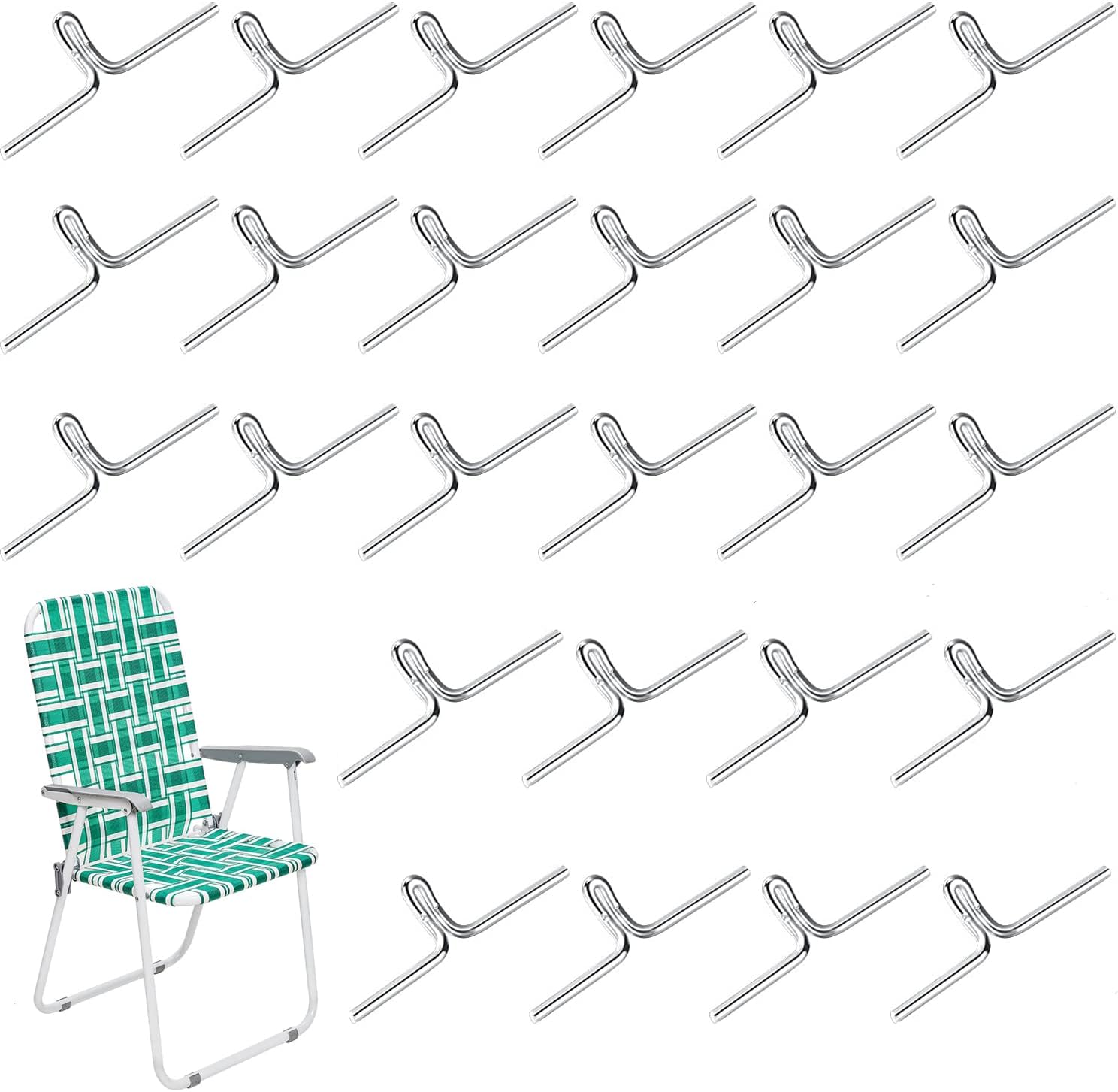 Amazon.com : zhuomingjia 200 pcs Webbing Clips Lawn Chair Webbing Lawn ...