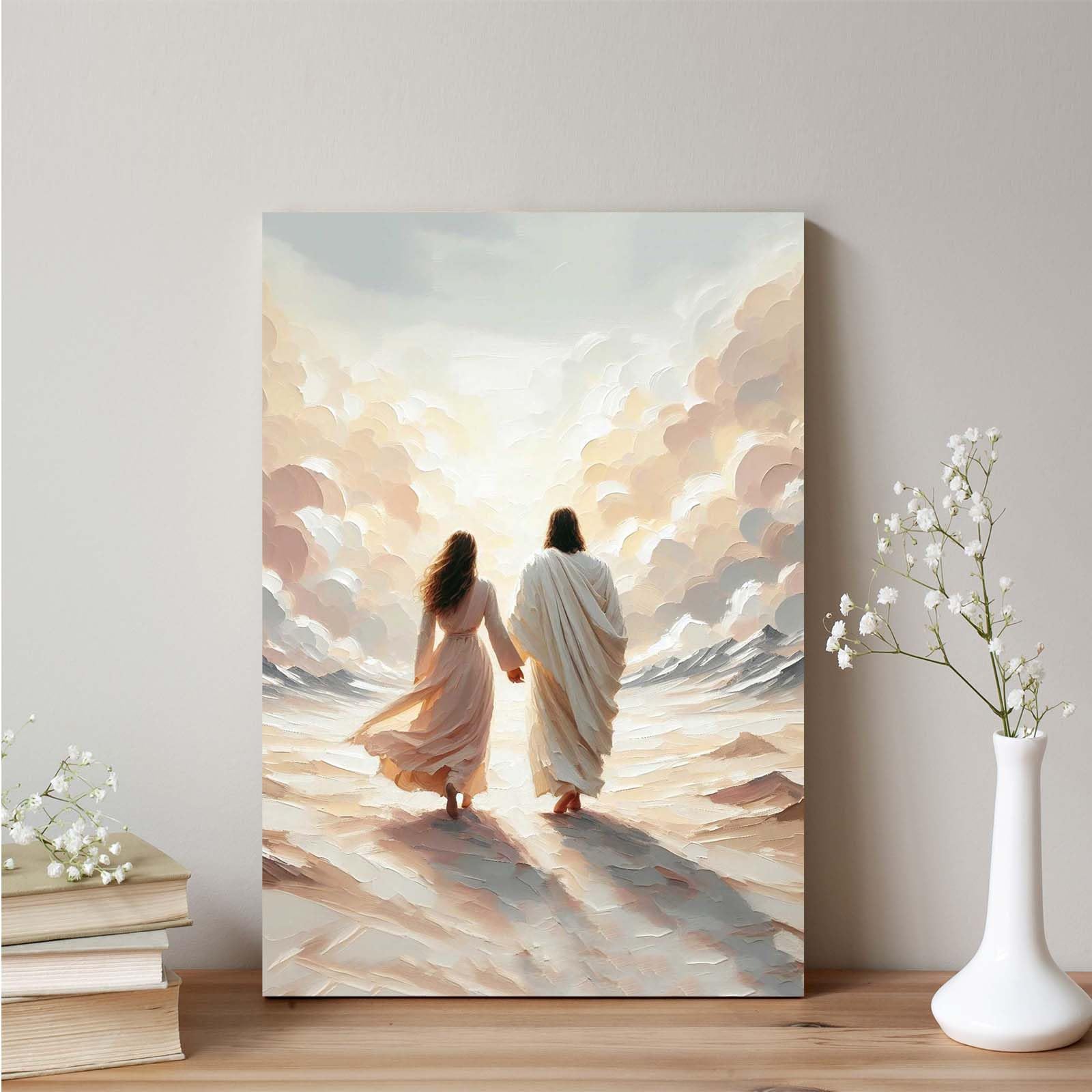 Mujer Caminando Con Jesus
