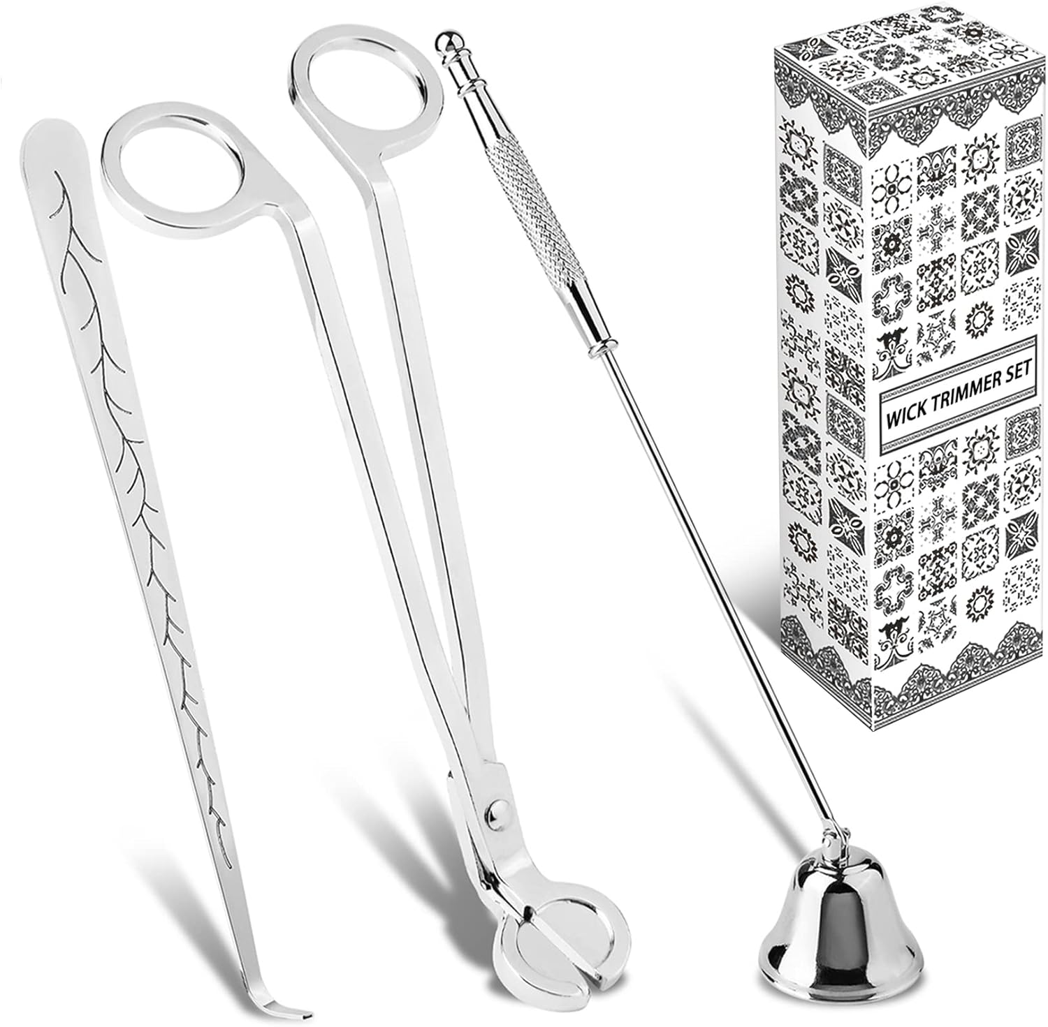 Amazon.com: calary Candle Wick Trimmer, Candle Snuffer and Wick Dipper ...