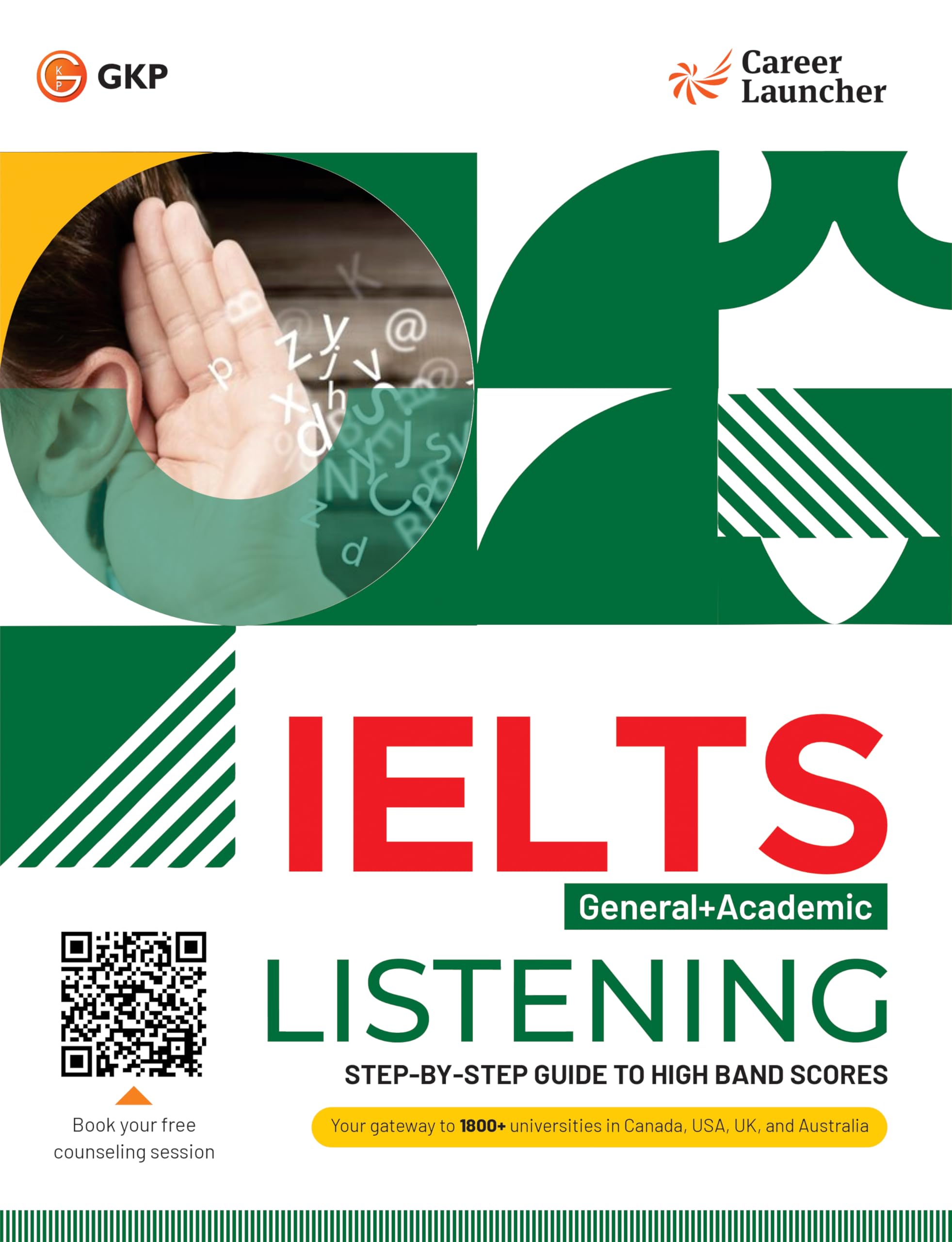 Gkp Ielts 2025 Academic General Test Listening Book By Career ...