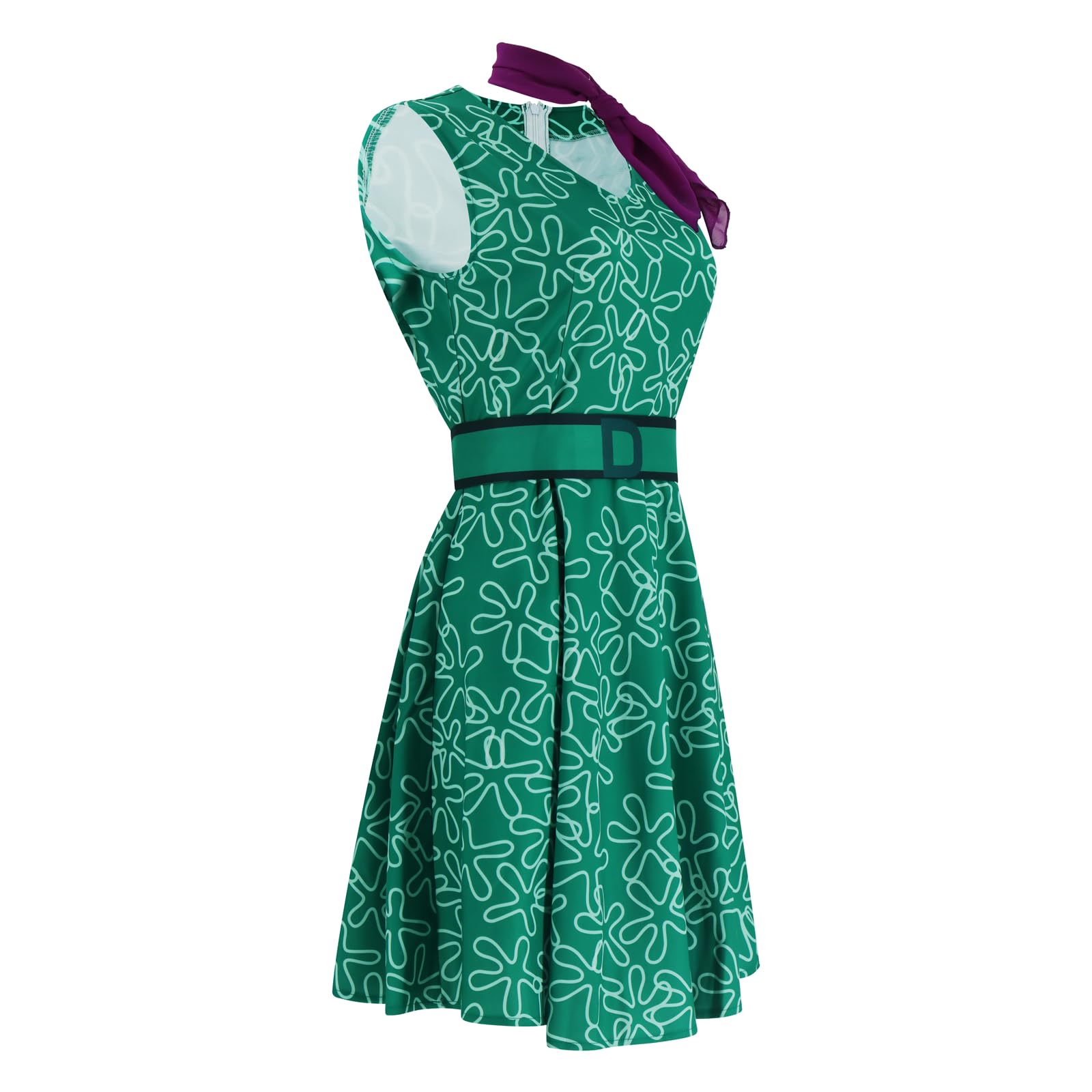 Snapklik.com : Joy Costume Dress Women Disgust Green Dress Emotions ...