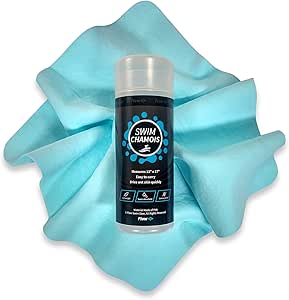 Flow Swim Gear Premium Chamois Towel - Quick Dry Off mers Shammy for ...