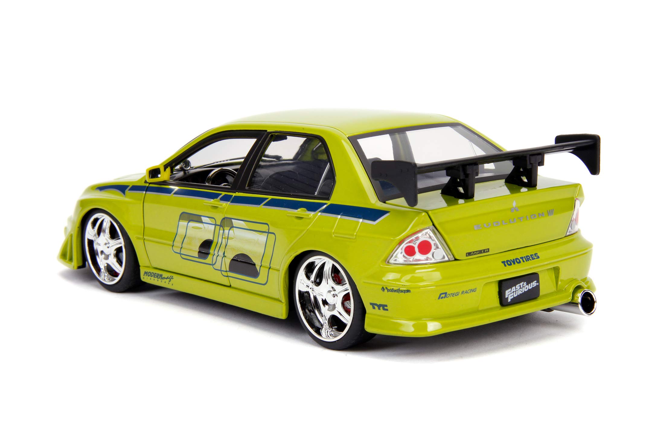 Jada 2002 Mitsubishi Lancer Evolution Vii Brian Tej 2 Fast | Desertcart ...