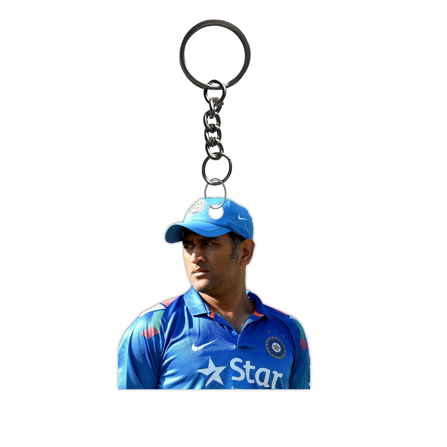SIGNOOGLE Captian Dhoni Keychains For Girls/Men/Boys/Kids/Bags/Bike/Car ...