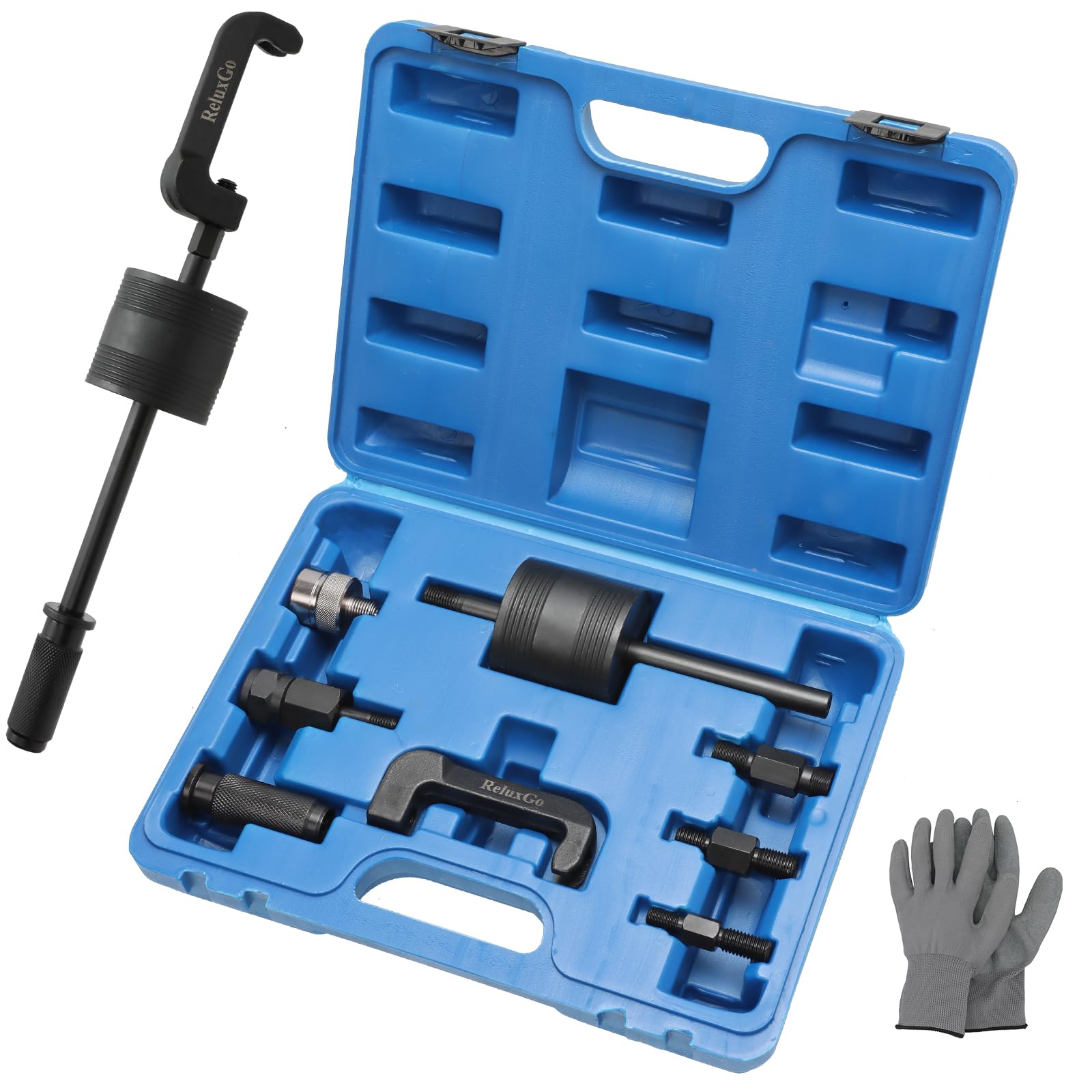 Amazon.com: ReluxGo Engine Tools Diesel Injector Extractor Puller Kit ...
