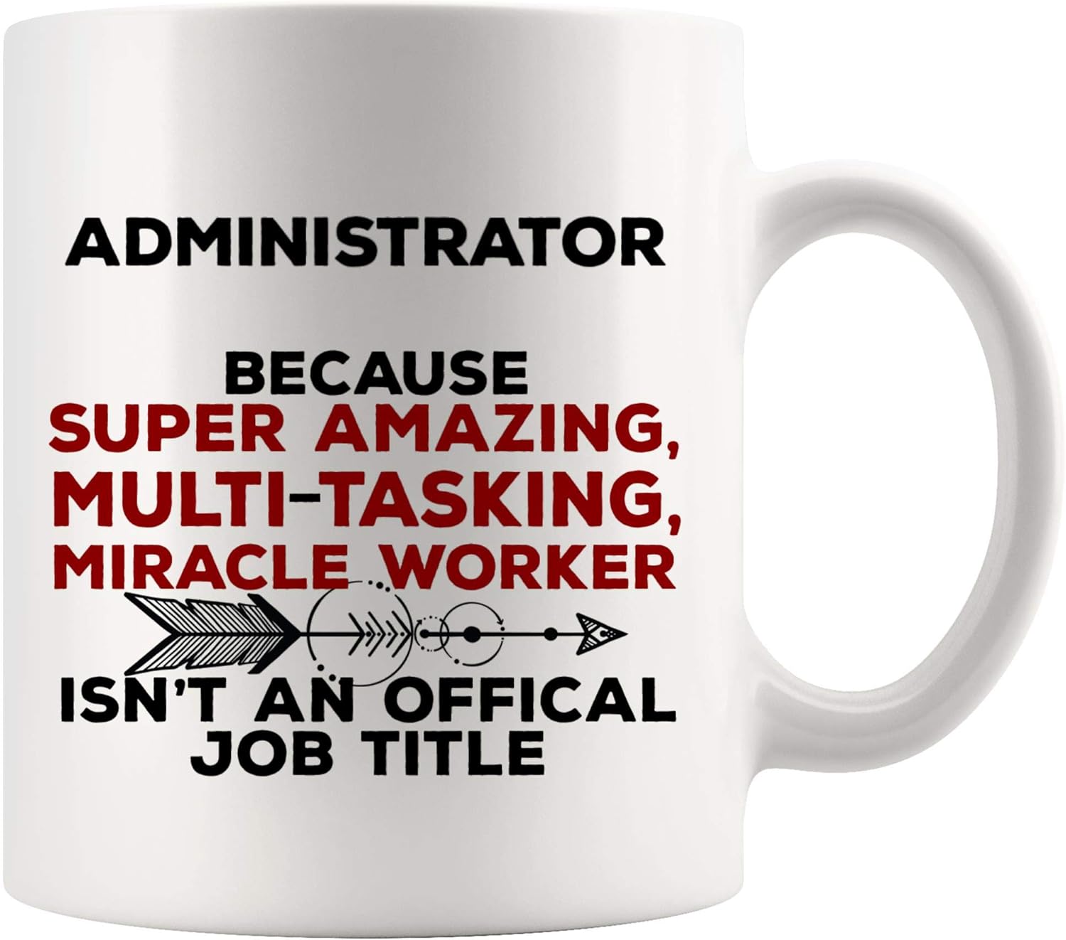 Amazon.com: Administrator Mug Coffee Best Ever Cup - Amazing Miracle ...