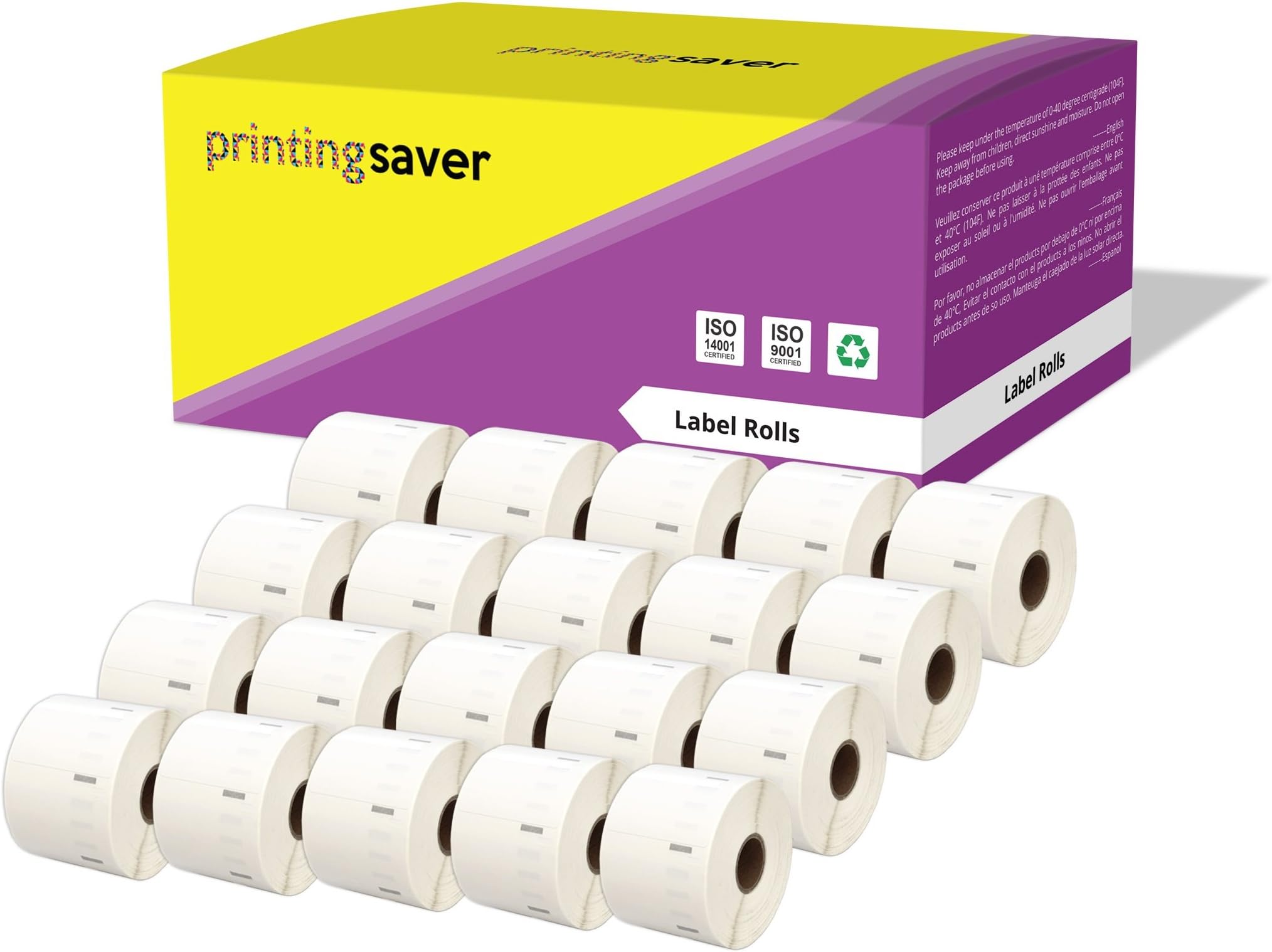 20 Compatible Rolls 11354 S0722540 57mm x 32mm Address Labels for ...
