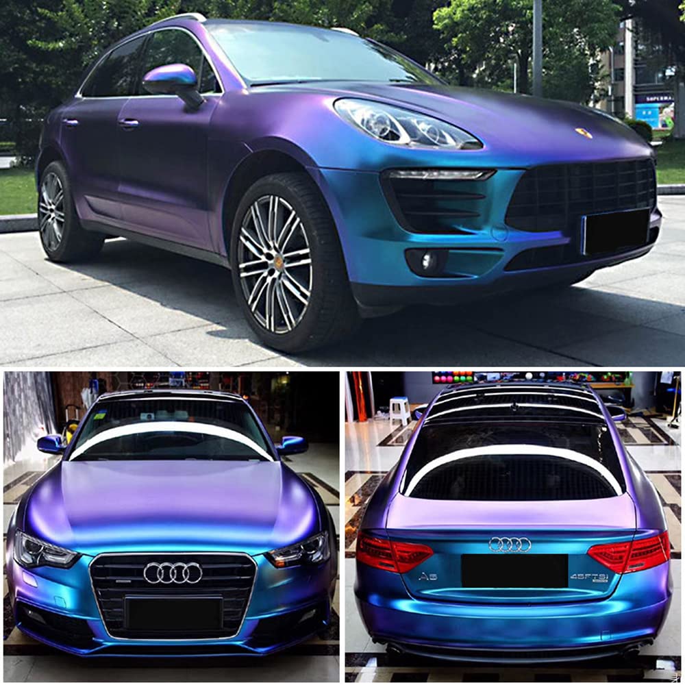 Snapklik.com : Chameleon Glossy Metallic Purple To Blue Vehicle Car ...